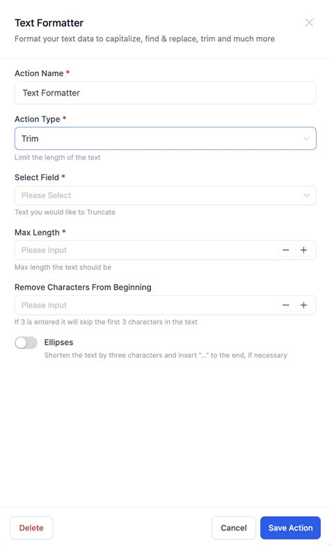 Introducing Text Formatter Workflow Action