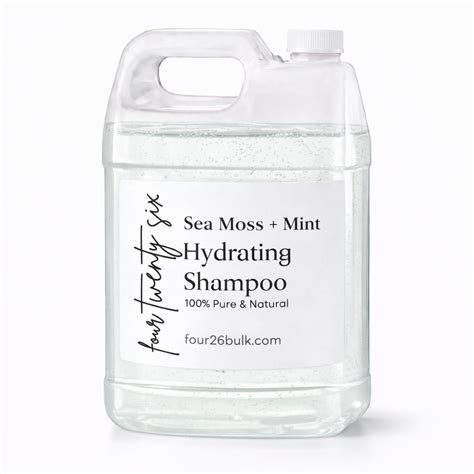 Sea Moss Mint Clarifying Shampoo Private Label And Bulk Four 26