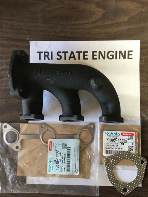 Genuine Oem Kubota 15862 12314 Exhaust Manifold Wg600 Wg750 D722 W