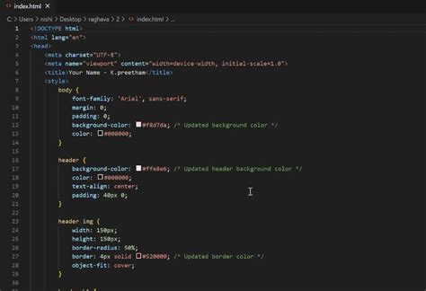 how to create a personal portfolio using css and html mounika raghava