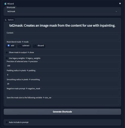 Unprompted Introduces A Native Gui For Every Shortcode Including