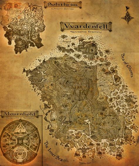 Morrowind Map Morrowind Map