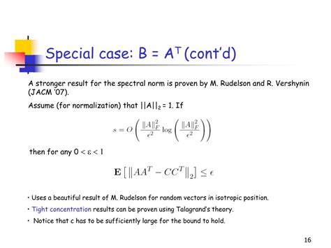 Ppt Randomized Matrix Algorithms And Their Applications Powerpoint