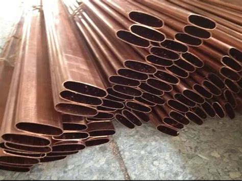 구리 타원형 튜브