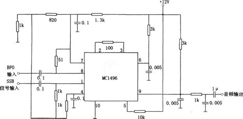 MC1496构成的乘法检波器 测试测量 电子工程网