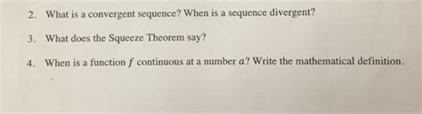 solved what is a convergent sequence when is a sequence