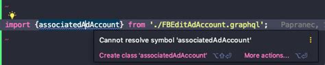 Importing Graphql File Gives Cannot Resolve Warning Ides Support Intellij Platform