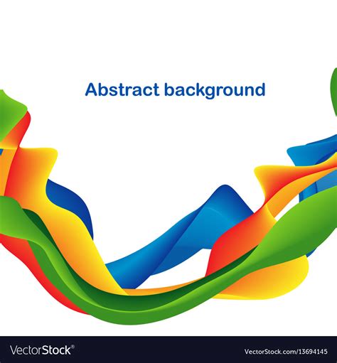 Colorful Abstract Lines Royalty Free Vector Image