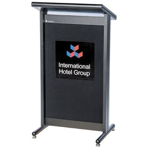 Lectrum L2001 Deluxe Lectern With Twin Mic Points And Inbuilt Light