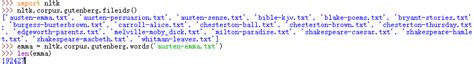 Python自然语言处理笔记五 获取文本语料库什么函数用于获取语料库中的文件 Csdn博客