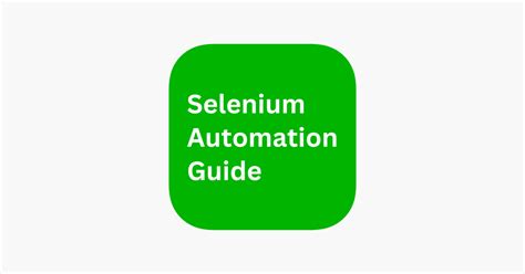 ‎selenium Automation Guide On The App Store