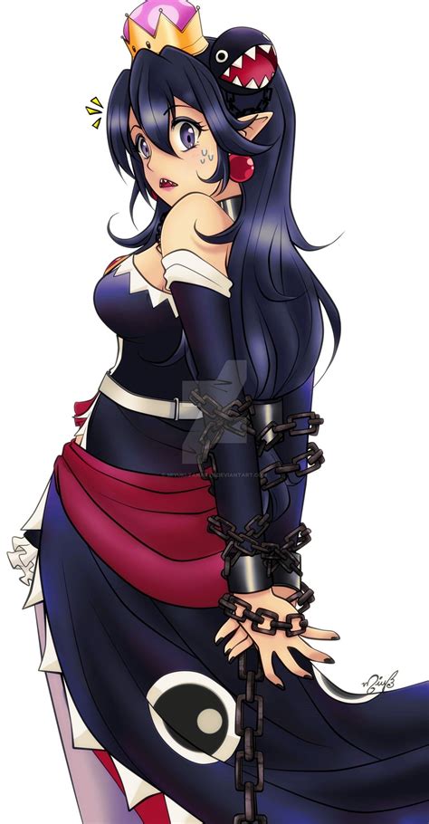 Safebooru Belt Black Dress Black Hair Black Nails Bound Bound Arms