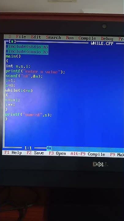 While Loop Program In C Shorts C Coding Viral Youtubeshorts While