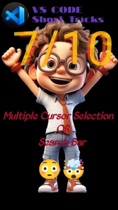 7 10 Vs Code Tricks Multiple Cursor Selection Or Search Bar Vscode Coding Programming