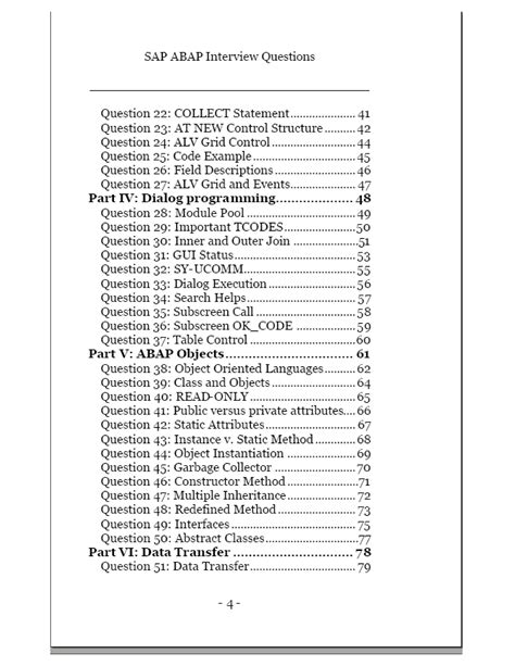 Sap Abap Certification Questions And Answers Pdf