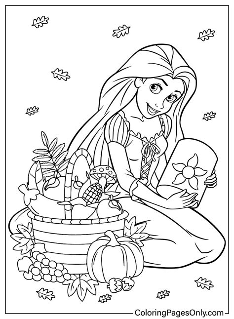 Disney Thanksgiving Coloring Pages Free