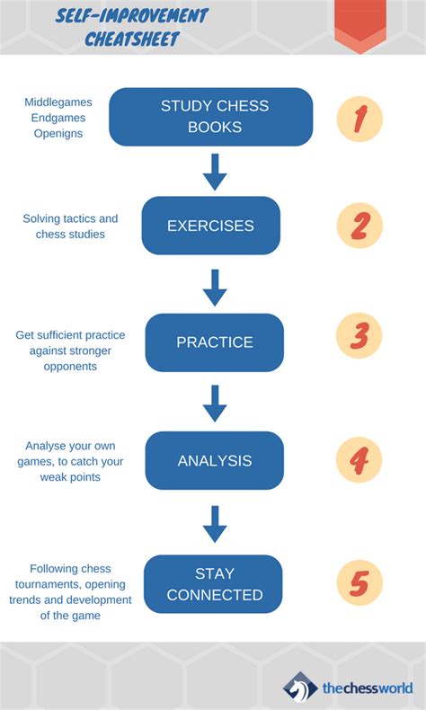 5 Things Every Chess Player Should Do To Improve Cheatsheet Enclosed