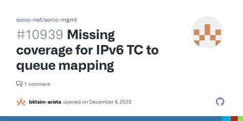 Missing Coverage For IPv6 TC To Queue Mapping Issue 10939 Sonic Net Sonic Mgmt GitHub