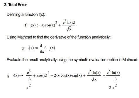 Solved Evaluate The Derivative Using Two Different Values