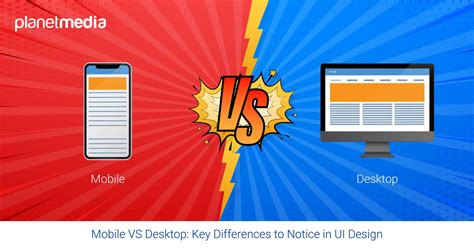 Mobile Vs Desktop Key Differences To Notice In Ui Design