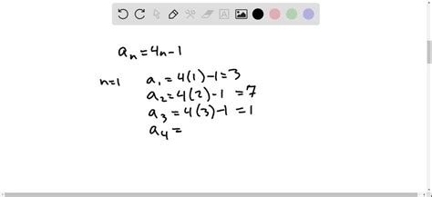 solved write the first five terms of each sequence and then find the