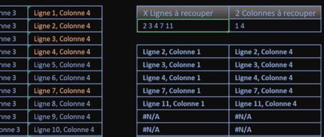 Extractions Dynamiques Aux Intersections En Vba Excel