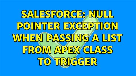 Salesforce Null Pointer Exception When Passing A List From Apex Class
