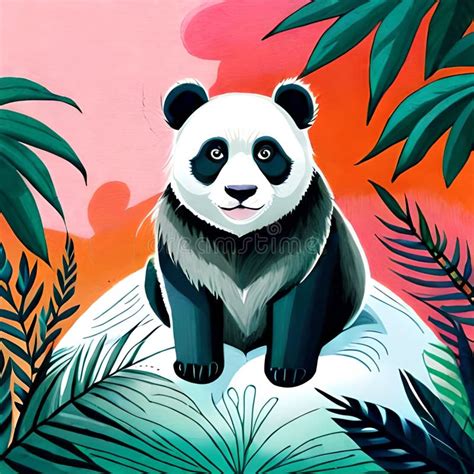 Sitting Panda Stock Illustration Illustration Of Asia 277478175
