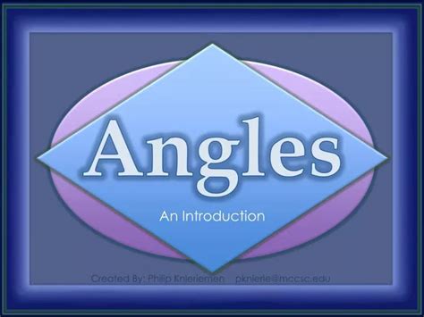 PPT Angles PowerPoint Presentation Free Download ID 6212965