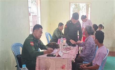 မကွေးမြို့နယ်၊ ကံသစ်ကျေးရွာအတွင်းရှိ သံဃာတော်များနှင့် ဒေသခံပြည်သူများအား ကျန်းမာရေး စောင့်ရှောက