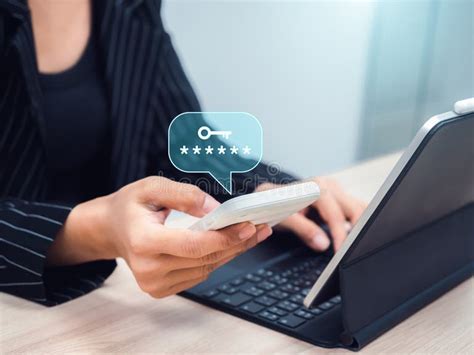 Two Factor Authentication Or 2fa Cyber Security Technology Concept Asterisk Hidden Password