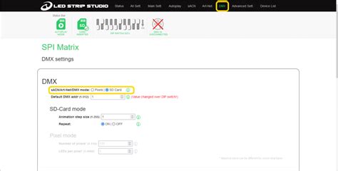 DMX Synchronization LED Strip Studio