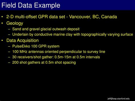 PPT Shot Profile Migration Of GPR Data PowerPoint Presentation Free Download ID