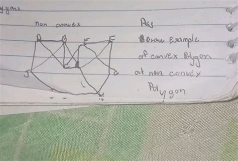 Draw Example Of Convex Polygon And Non Convex Polygon