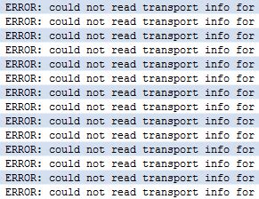 STMS ERROR Could Not Read Transport Info For