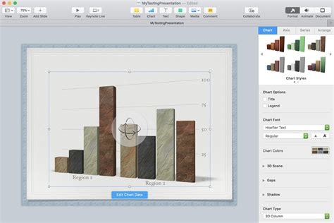 How To Add Charts To Keynote Slides On Mac Ipad And Iphone