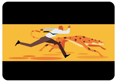 Cheetah Running Free Vector Art 1391 Free Downloads