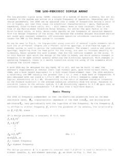 THE LOG PERIODIC DIPOLE ARRAY The Log Periodic Dipole Array Pdf PDF4PRO