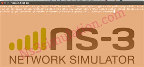 Performance Of Ns3 Installation In Ubuntu