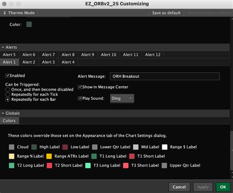 opening range breakout orb indicator scanner and column for thinkorswim easycators