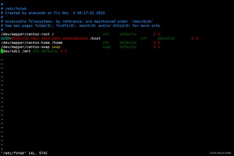 如何在linux文件中永久挂载文件linux永久挂载 Csdn博客