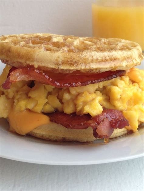 Eggo Waffle Breakfast Sandwich Waffle Sandwich Waffle Sandwich