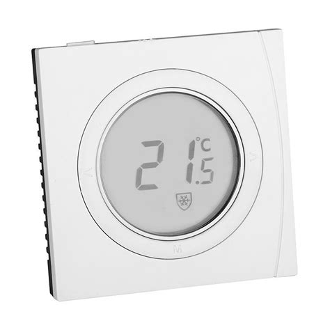 Thermostat For Heating System Control Digital Readout Thermostat And Control Valve