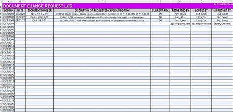 Iso 9001 2015 Document And Record Control Template With Log And Procedure Section 7 5 Etsy