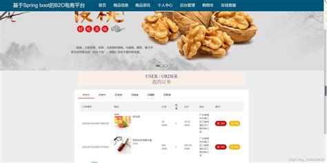 基于javaspringbootmybatisvueelementui的b2c购物电商平台设计与实现基于vue的前端 电商购物、外卖等 网页平台的设计与实现 Csdn博客