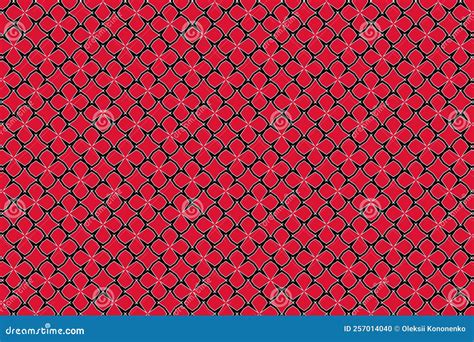 Simple Geometric Pattern In The Colors Of The National Flag Of Trinidad And Tobago Stock