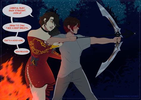 Ruby Rose And Cinder Fall Rwby Drawn By Tempusumbra Danbooru