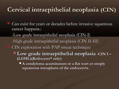 Pathological Lesions Of Cervix Ppt Benign And Malignant Lesions Of