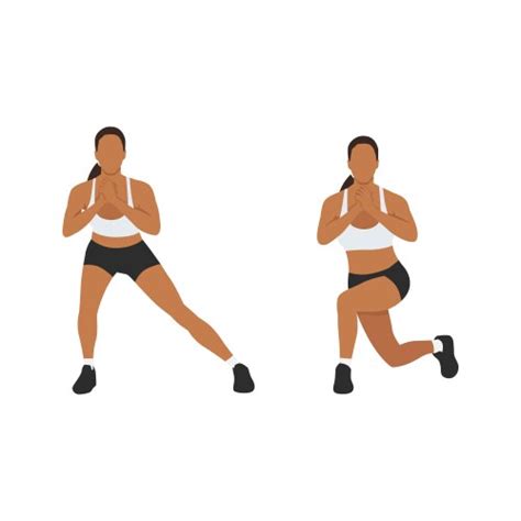 Woman Doing Tip Toe Pose Move For Reduce Leg Vector Image