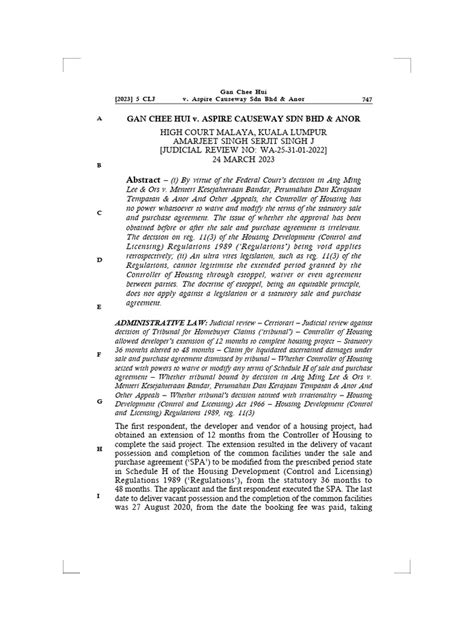 Gan Chee Hui Approval Before Or After Spa Void Ang Ming Lee Pdf